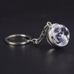 Full Moon Keyring - Starry Sky Jewelry - Double-Sided Glass Ball Gift ...